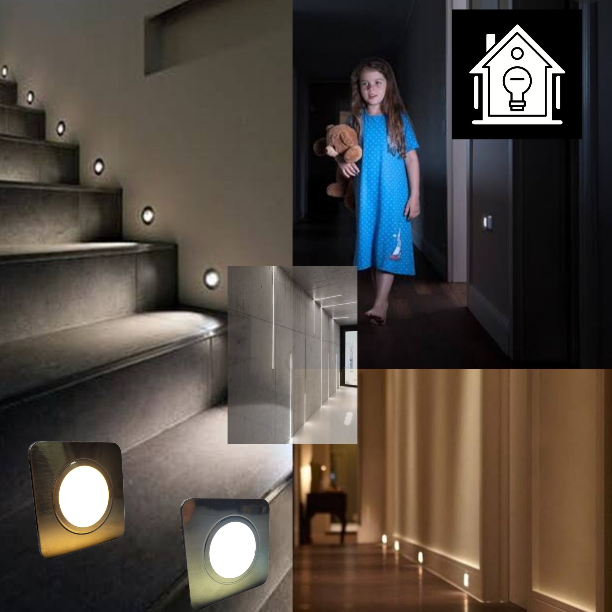 DIY, Smart Stair Wall Automation Chrome Led Lighting, Smart Automation ...