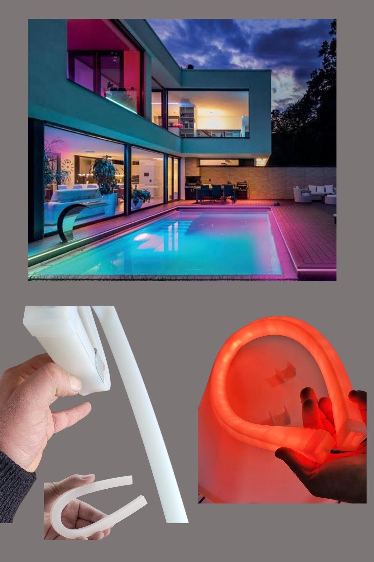 Neon Led 30x20mm Neon Slicone Case Led Neon Lighting Rgb - Etsy