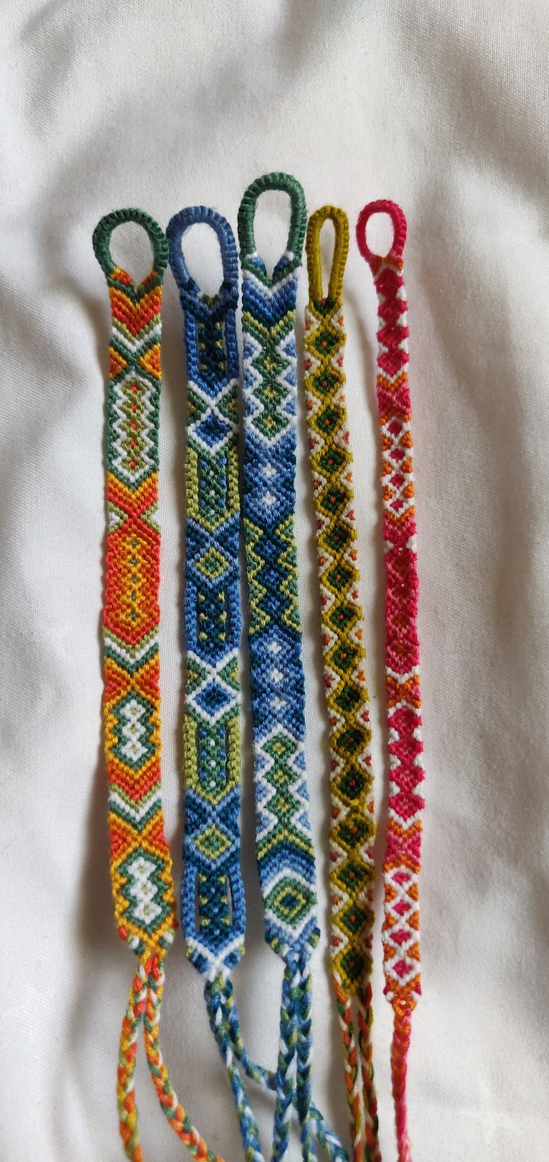 Tribal Aztec Friendship Bracelet •boho String Bracelet - Etsy