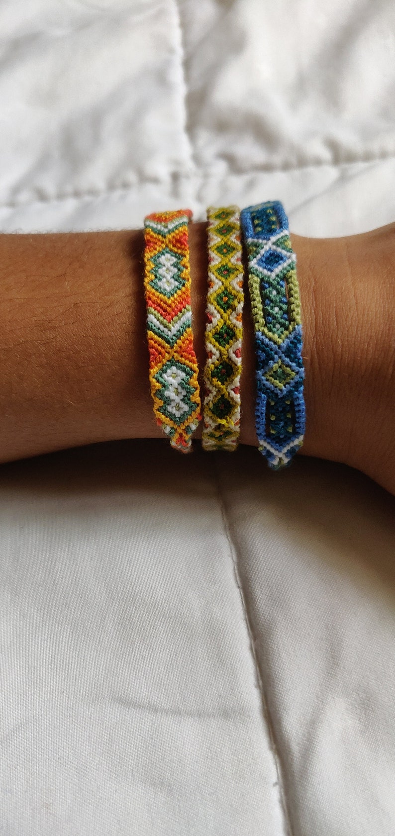 Tribal Aztec Friendship Bracelet •boho String Bracelet - Etsy