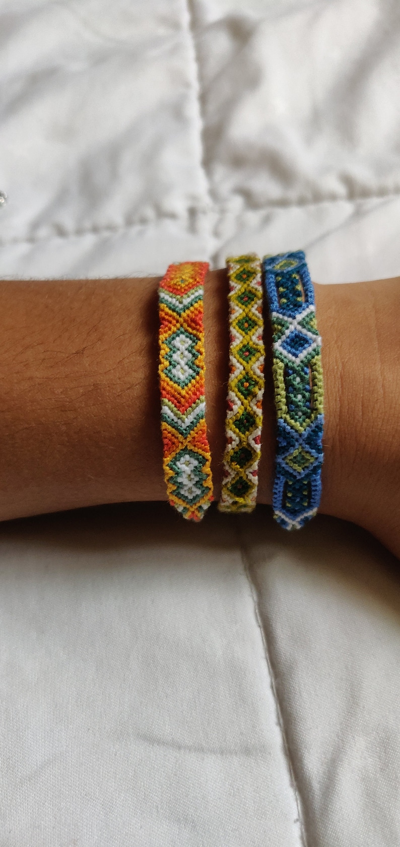 Tribal Aztec Friendship Bracelet •boho String Bracelet - Etsy