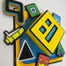 Geometry Dash Cake Topper - Etsy Canada