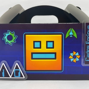 Geometry Dash Personalized Gable Boxes, Favor Boxes for Kids - Qty. (12 ...