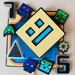 Geometry Dash Cake Topper - Etsy Canada