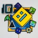 Geometry Dash Cake Topper - Etsy Canada
