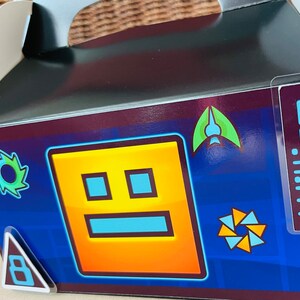 Geometry Dash Personalized Gable Boxes, Favor Boxes for Kids - Qty. (12 ...