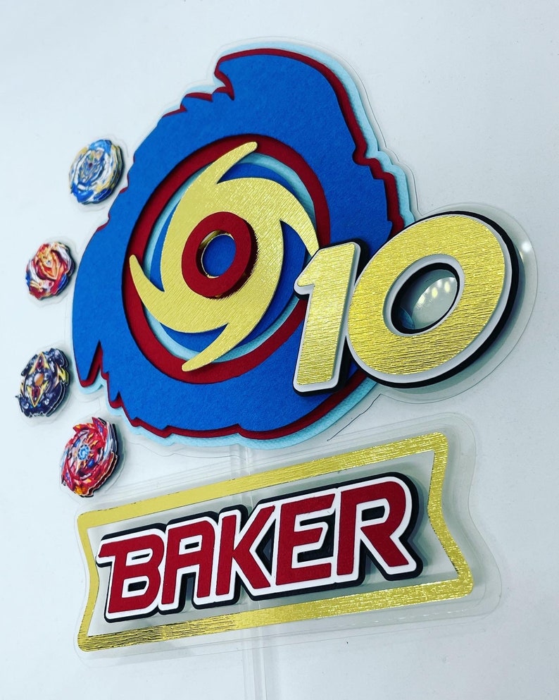 Beyblades Cake Topper - Etsy