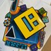 Geometry Dash Cake Topper - Etsy Canada