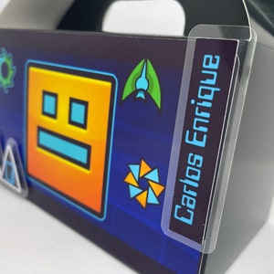 Geometry Dash Personalized Gable Boxes, Favor Boxes for Kids - Qty. (12 ...