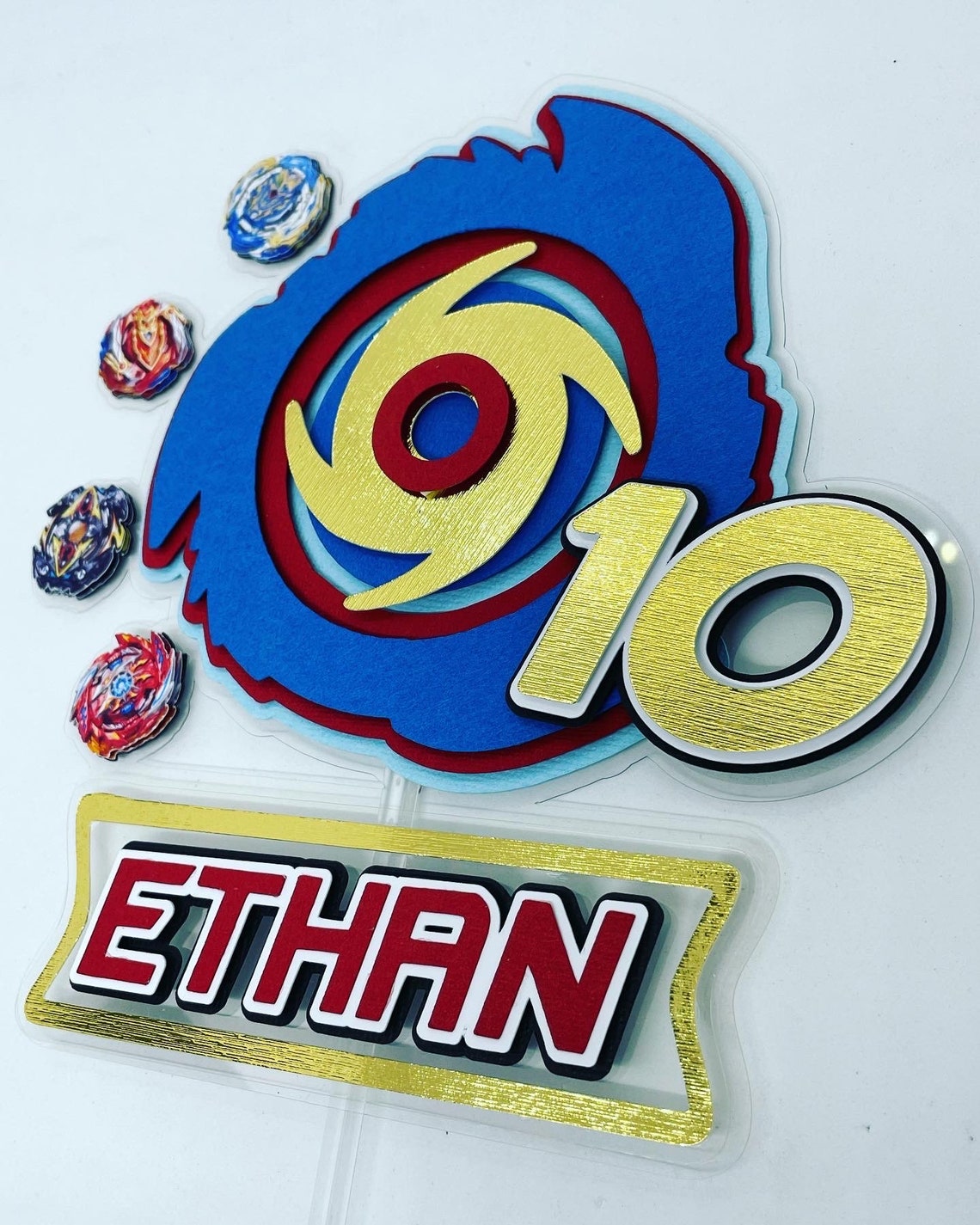Beyblades Cake Topper - Etsy