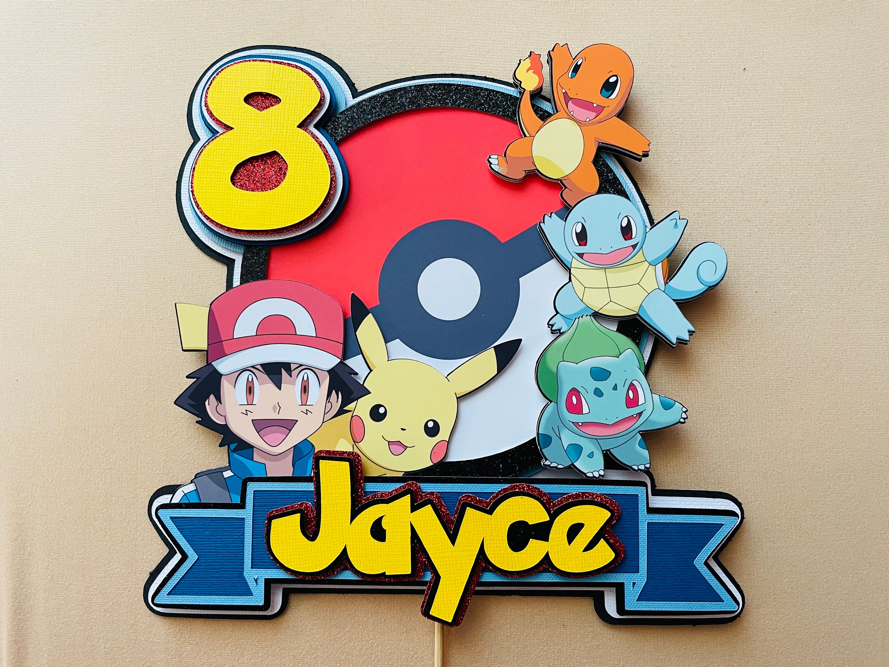 Pokemon Cake Topper - Etsy