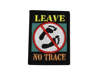 Leave No Trace Patch - Etsy