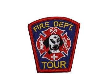 Fire Department Iron on Patch - Etsy