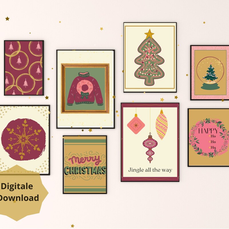 Christmas Wall Art - Etsy