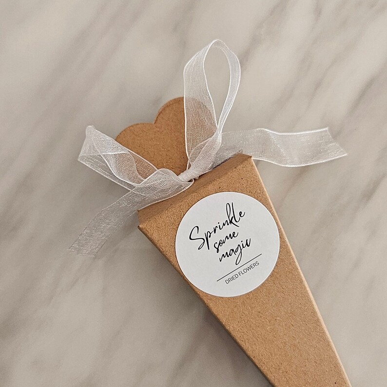 Floral Wedding Confetti Cones Natural Confetti Flower Confetti Petal ...