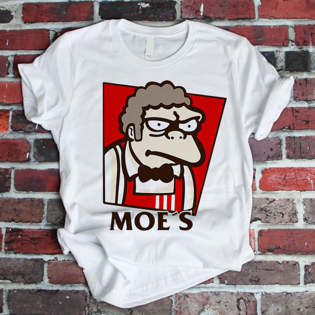 Moe's Tavern Bar Funny the Simpsons Gift T-shirt Men Women Kids V-neck ...