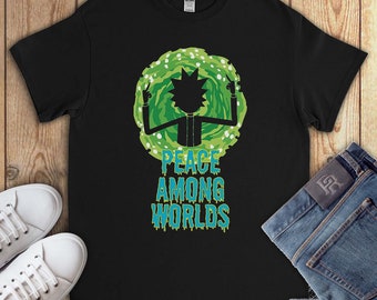 Home & Living Rick Sanchez- Peace among worlds -Machine Embroidery ...