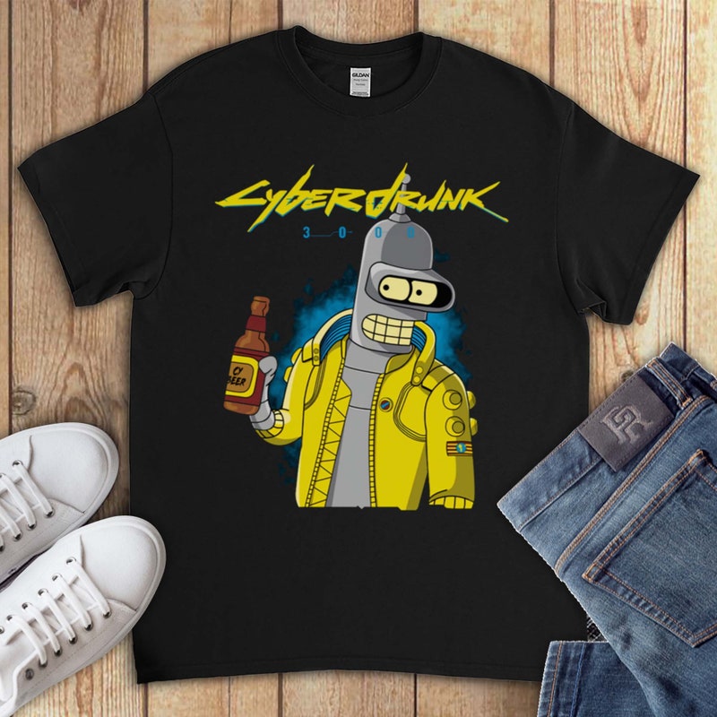 Futurama Bender Shirt - Etsy