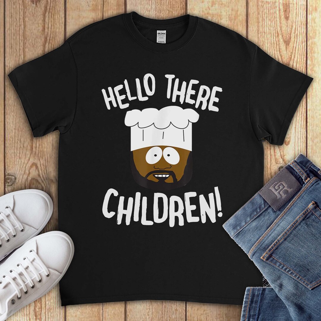 Chef Hello There Children Funny South Park Gift T-shirt V-neck ...