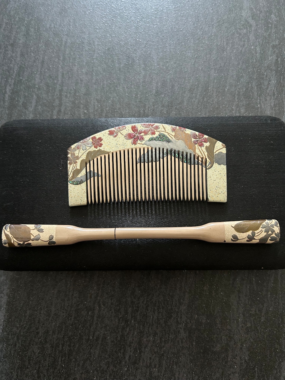 Exquisite Signed Japanese Kushi & Kogai Geisha Hair Accessories 1950s ...
