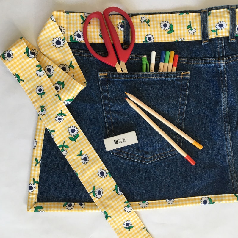 Jean Apron - Etsy
