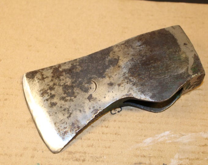 Vintage Swedish Hults Bruk Single Bit Forest Axe Head Agdor TURPENTINE ...