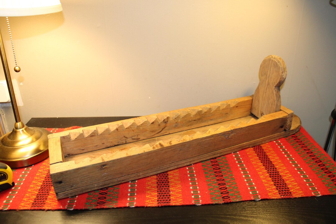 Antique Primitive Swedish Pine Wood Hand Made Farmer Made Dish Drying ...