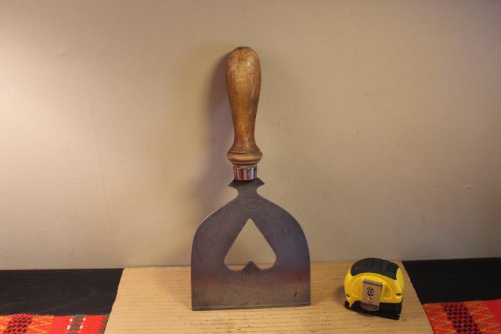 Antique Swedish Bridal Heart Kitchen Herb and Meat Knife or Chopper ...