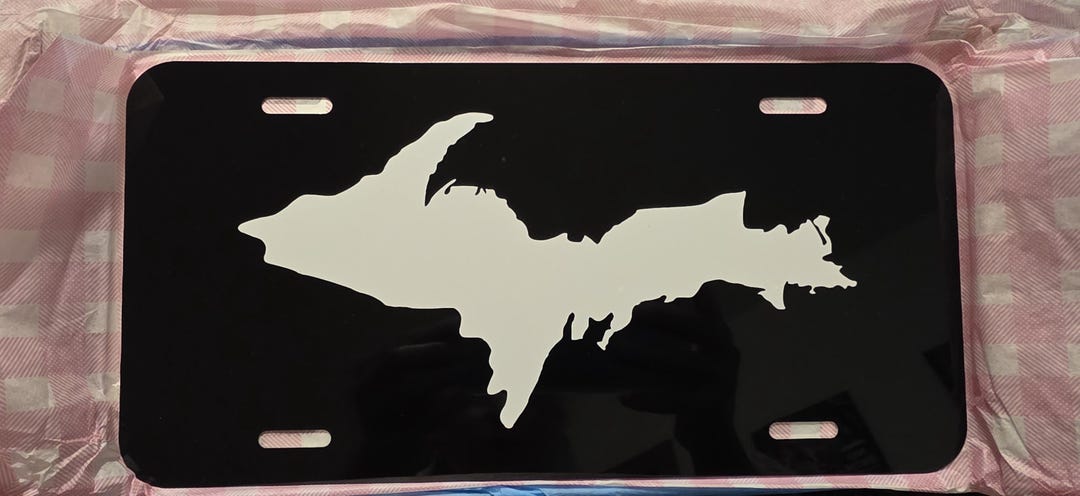 License Plate, Metal, UPPER PENINSULA, Michigan - Etsy