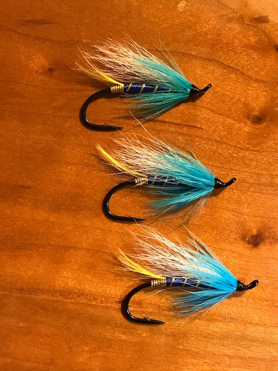 Big Intervale Blue atlantic Salmon Flies Set of 3 Flies - Etsy