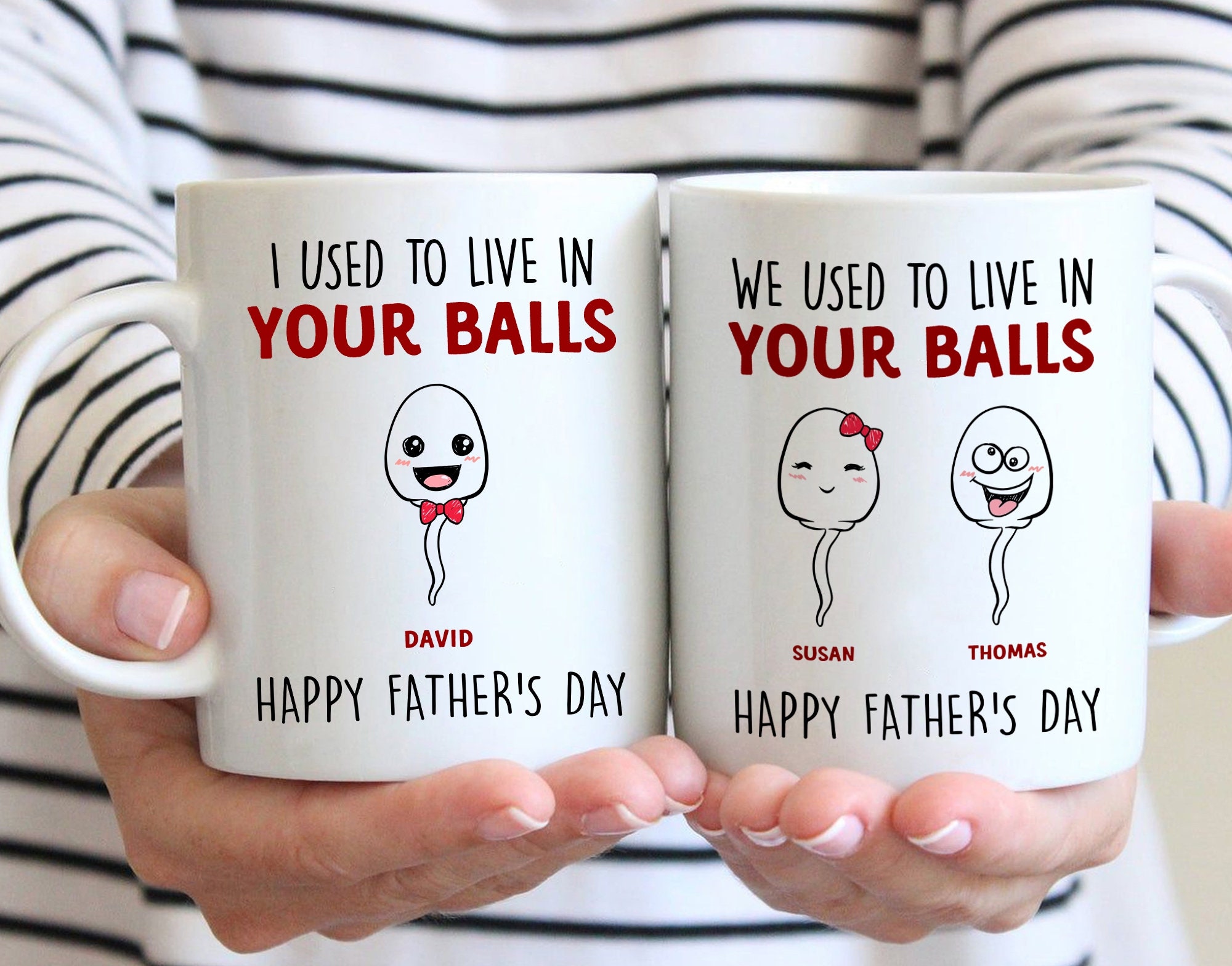 Personalized Funny Gifts for Dad, Dad Birthday Gift, We Used to Live in ...