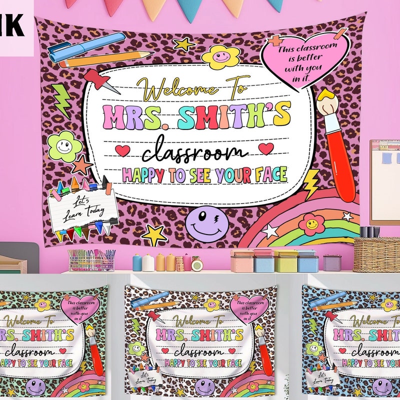 Classroom Backdrop - Etsy