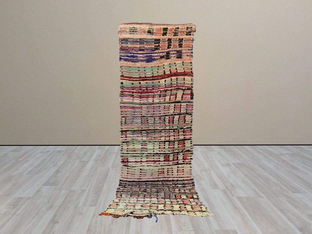 Vintage Berber Runner Rug, Moroccan Berber Hallway Rug, Old Carpet. - Etsy