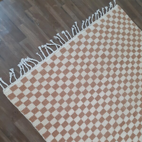 Brown and White Checker - Etsy