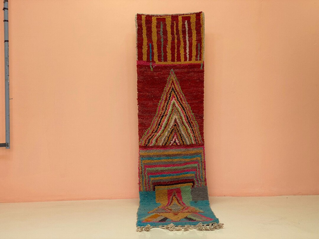 Authentic Unique Runner-custom Beni Ourain Runner-traditional Boujaad ...