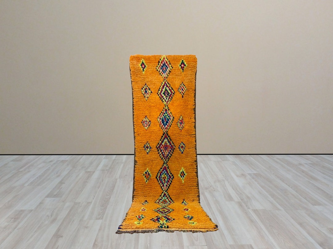 Moroccan Berber Runner Rug Wool Hallway Rug 3x9 Ft Runner - Etsy