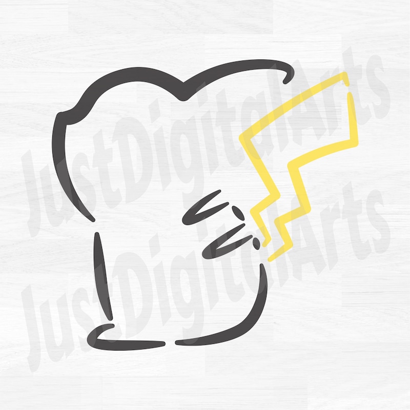 Pikachu Outline - Etsy