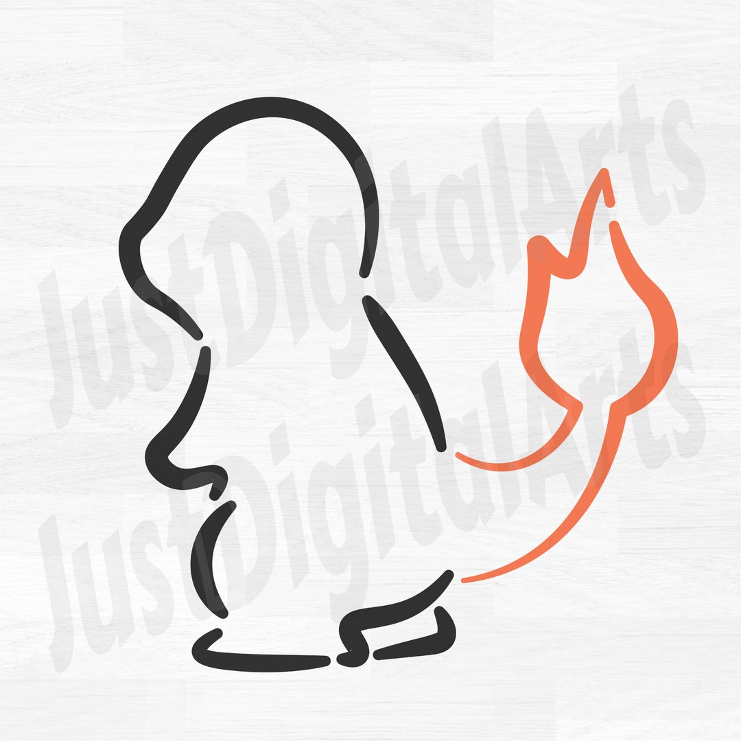 Charmander Pokemon Outline Digital Download, Instant Download, Svg, Png ...