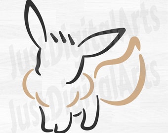 Eevee Svg - Etsy Australia