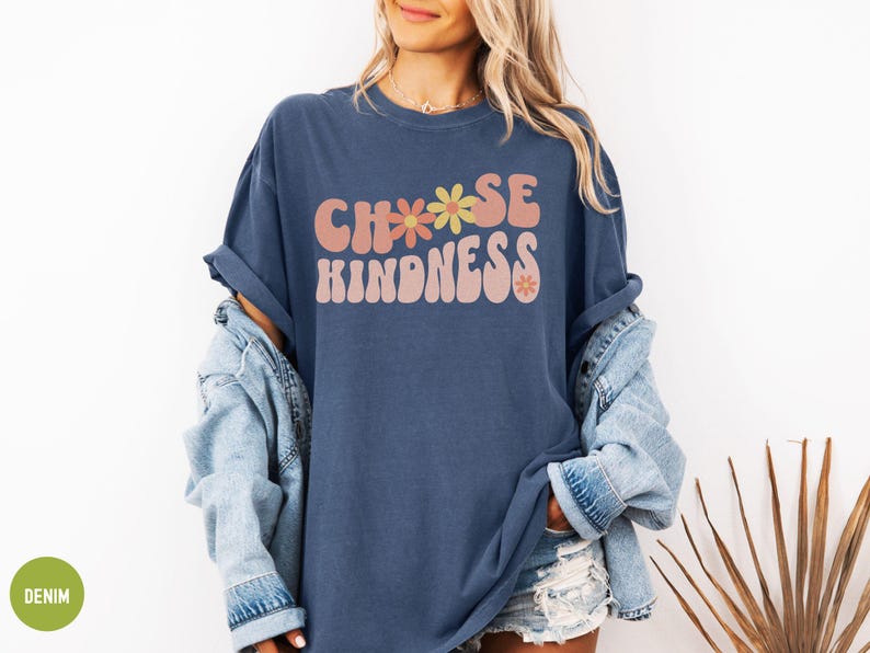 Choose Kindness Boho Colors Comfort Colors® Shirt Teacher Shirts ...