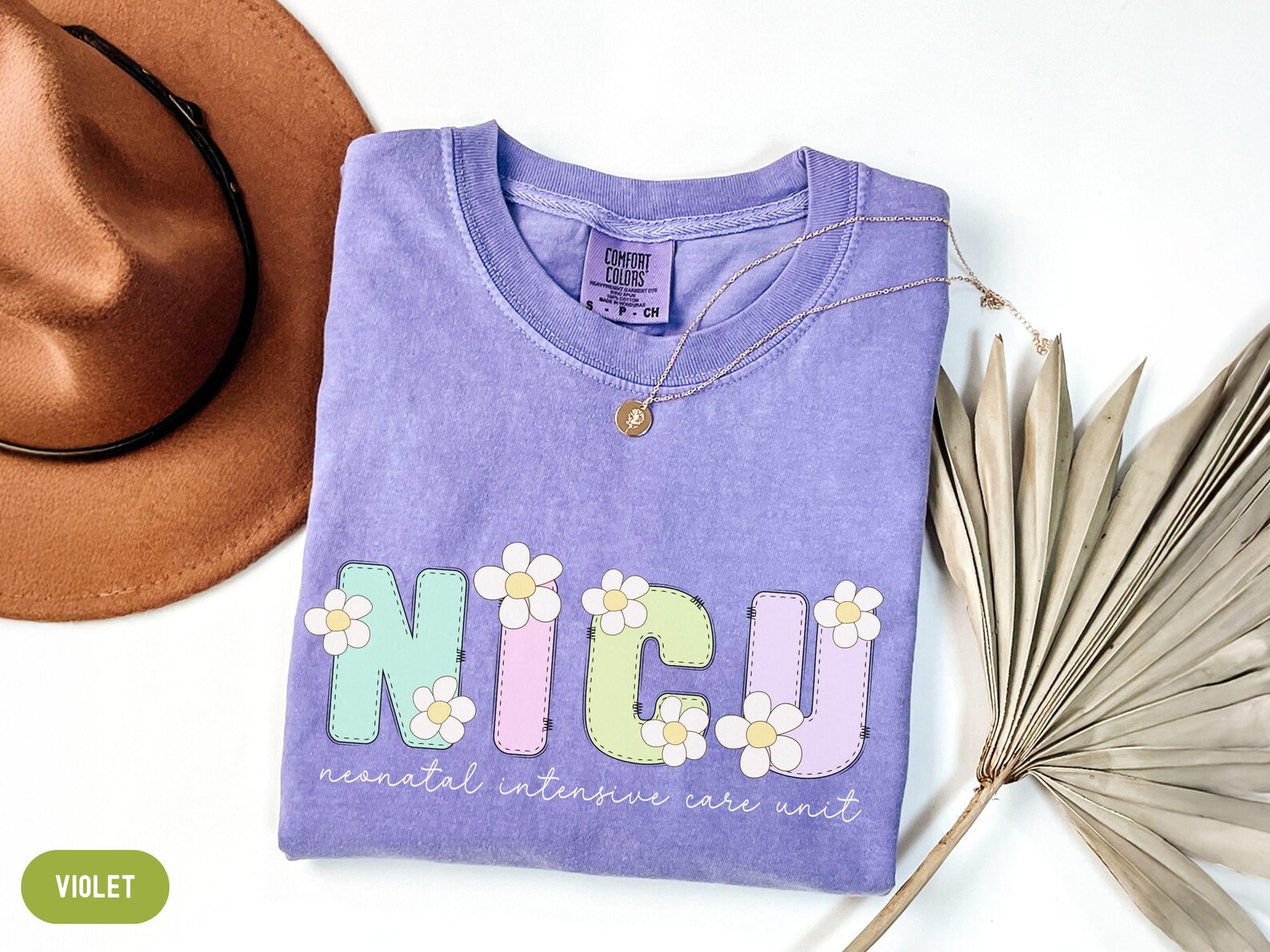 NICU Nurse Shirt Comfort Colors® Neonatal Intensive Care RN Registered ...
