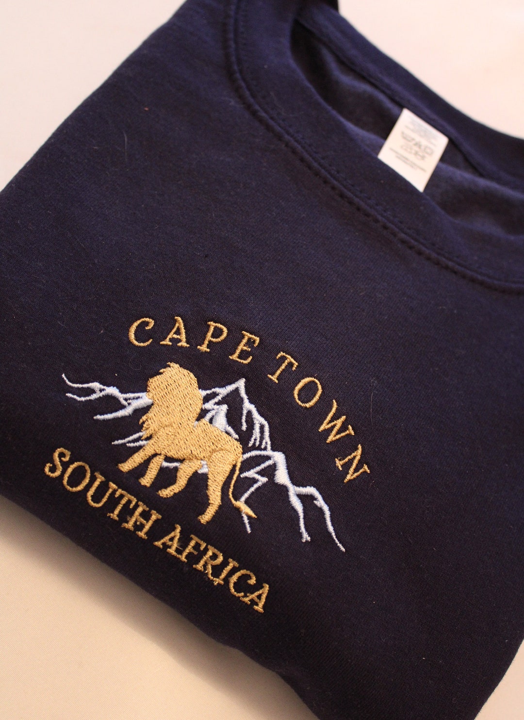Embroidered Cape Town South Africa Sweatshirt, Embroidered Safari ...