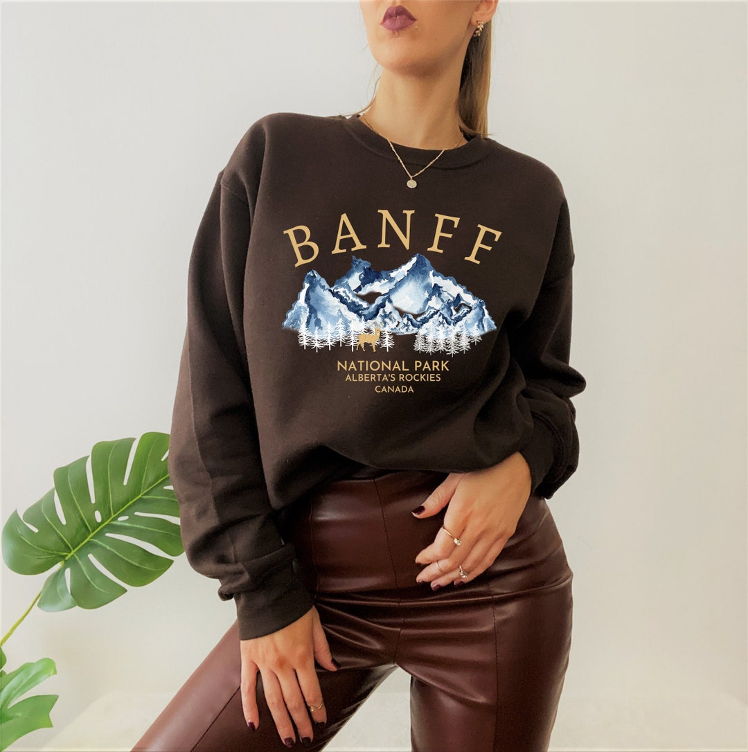 Women's BANFF National Park Alberta's Rockies Canada Sweatshirt ...