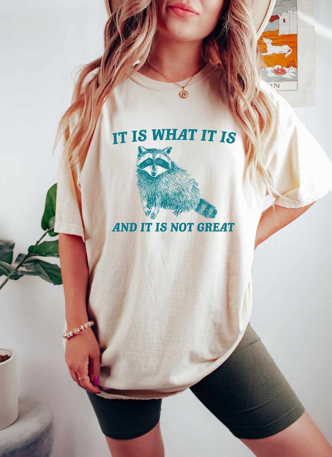 Funny It is What It is T-shirt, Meme T Shirt, Racoon T Shirt, Funny ...