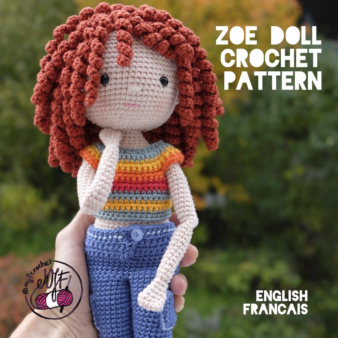 DOLL ZOE and Clothes Crochet Pattern - Etsy