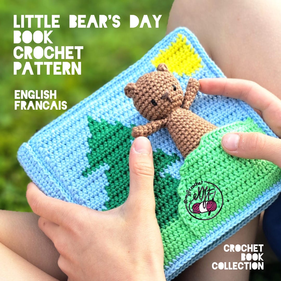 Little BEAR' S Day BOOK Crochet PATTERN - Etsy