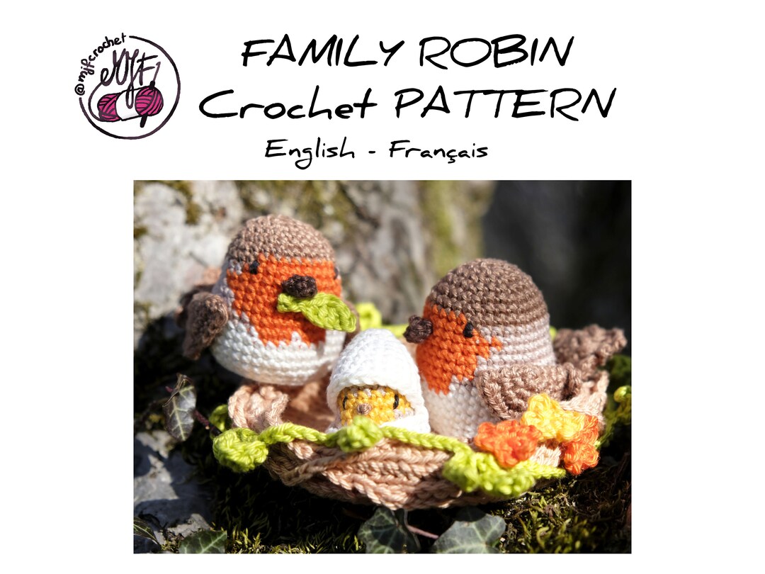 ROBIN Family Crochet PATTERN - Etsy
