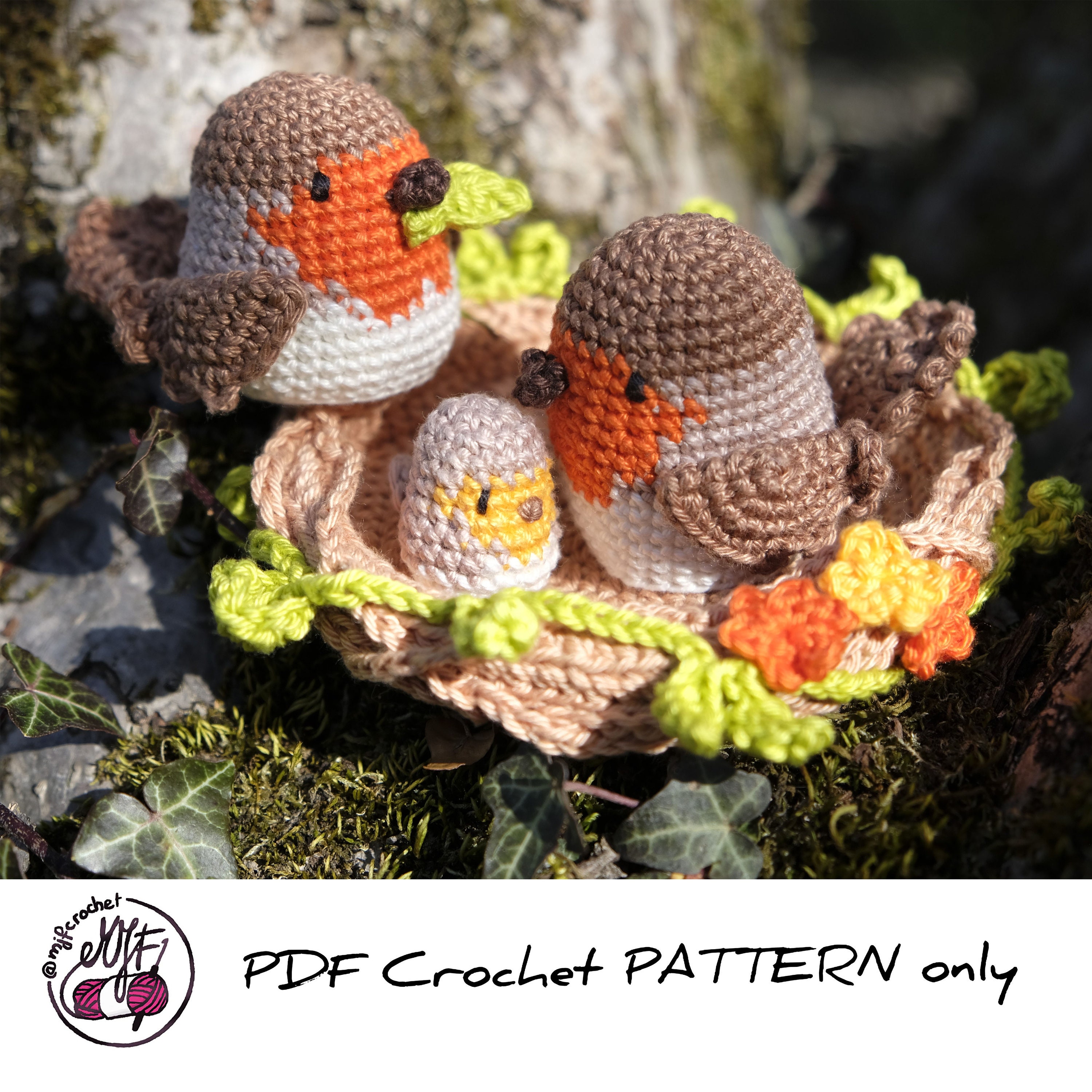ROBIN Family Crochet PATTERN - Etsy