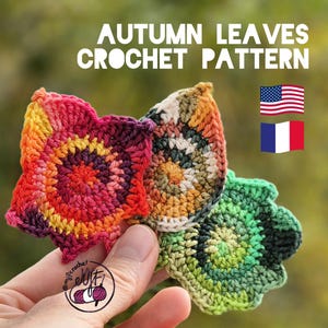 AUTUMN LEAVES Crochet PATTERN - Etsy