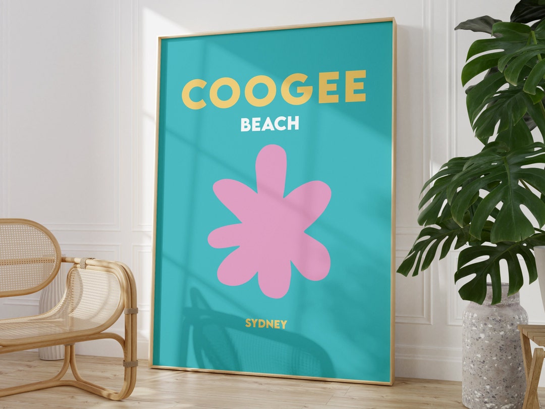 Coogee Beach Australia Print Instant Digital Download, Minimalist ...